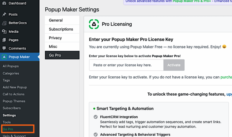 Installing Popup Maker Pro And Pro+ (addons) - Popup Maker